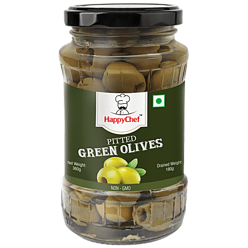 Buy HappyChef Pitted Green Olives Online at Best Price of Rs 199 ...