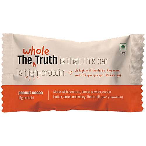 Buy The Whole Truth Protein Bars - Peanut Cocoa Online at Best Price of ...