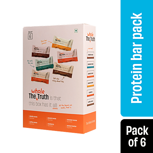 Buy The Whole Truth Protein Bars - All-In-One, No Added Sugar, All ...