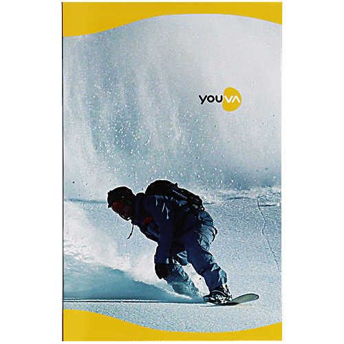 Buy Navneet Youva Notebook - Unruled, 170 mm x 270 mm, Long, Soft Bound ...