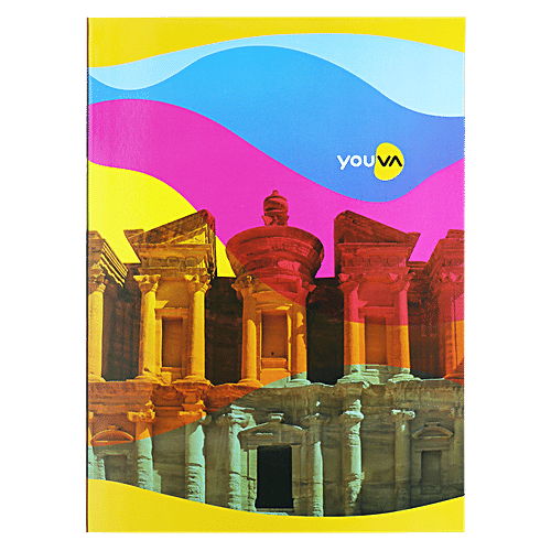 Buy Navneet Youva Rainbow Notebook - Ruled, Single Line, A4, Soft Bound ...