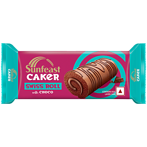 Buy Sunfeast Caker Swiss Roll With Choco Online at Best Price of Rs 9.5 ...
