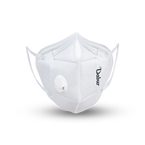 Buy Dabur D95 Safe Face Mask With Valve - White Online at Best Price of ...