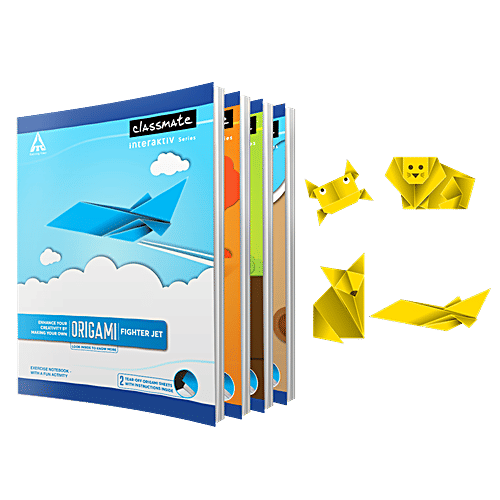 Buy Classmate Origami Notebooks - Unruled, 240 mm x 180 mm, 172 Pages ...