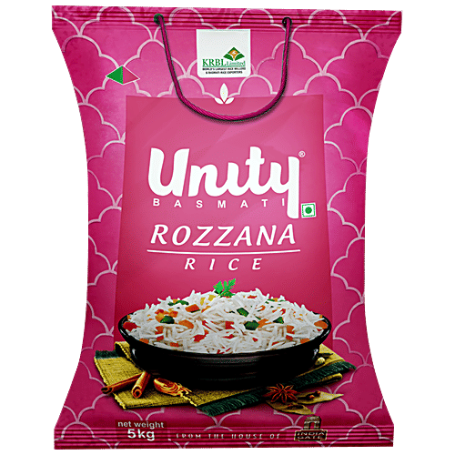 Buy Unity Basmati Rice - Rozzana Online at Best Price of Rs 455 - bigbasket