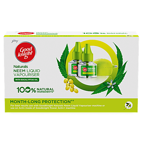 Buy Good Knight Naturals Neem Liquid Vaporiser Mosquito Repellent ...