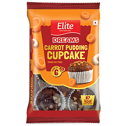 Buy Elite Dreams Carrot Pudding Cupcake Online at Best Price of Rs 46.8 ...