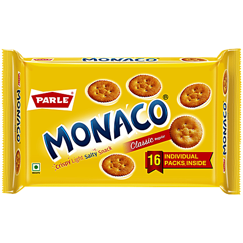 Buy Parle Monaco Classic Regular Salted Biscuits Online at Best Price ...