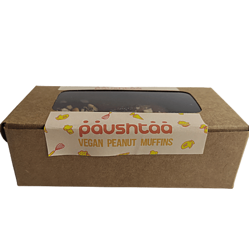 Buy Paushtaa Vegan Peanut Muffins Online at Best Price of Rs null ...