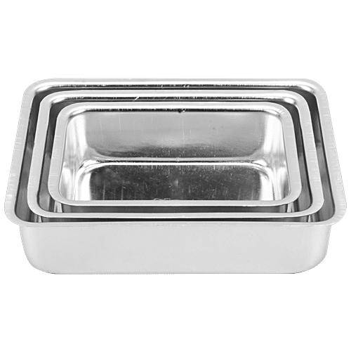Buy Klassic Aluminium Square Shape Cake Mould, KL-62 Online at Best ...
