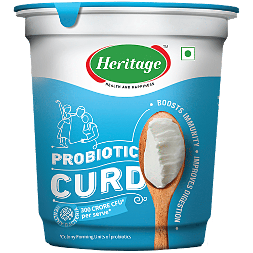 Buy Heritage Probiotic Curd Online at Best Price of Rs 55 - bigbasket