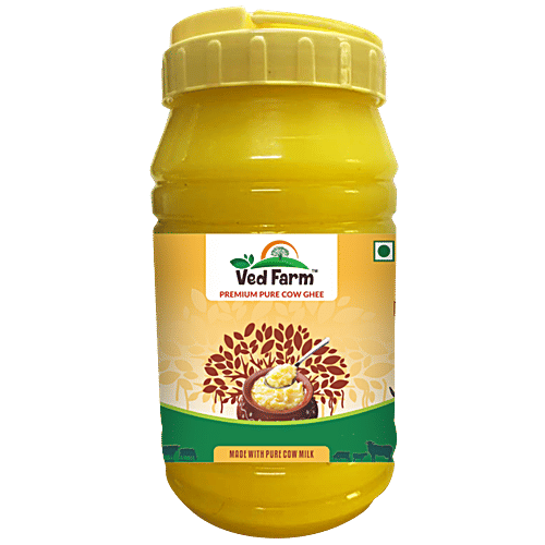 Buy Ved Farm Premium Pure Cow Ghee Online at Best Price of Rs 649.99 ...