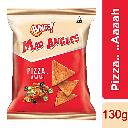 Buy Bingo! Mad Angles Pizza-aaaah Triangle Chips Online at Best Price ...