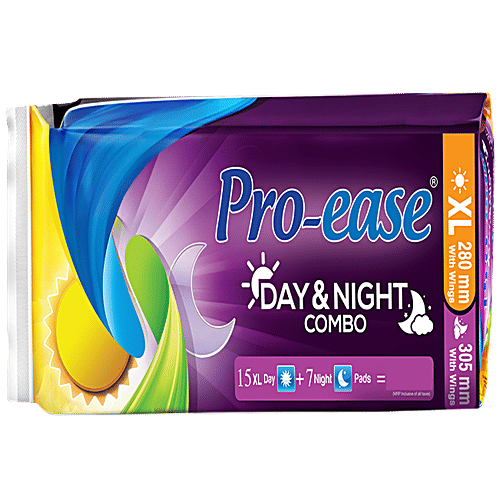 Buy Pro-Ease Day & Night Combo Sanitary Pads Online at Best Price of Rs 125 - bigbasket