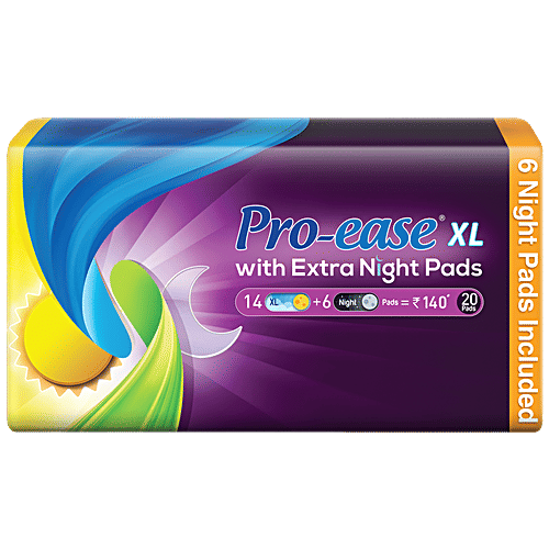 Buy Pro-Ease Day & Night Combo Sanitary Pads Online at Best Price of Rs ...