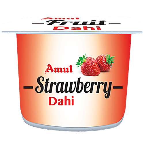 Buy Amul Strawberry Dahi - Made from Toned Milk Online at Best Price of ...