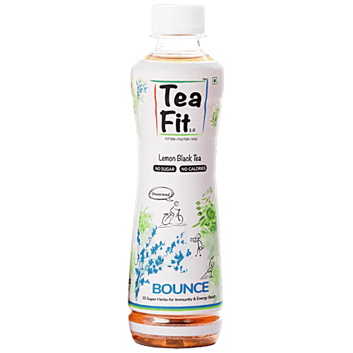 Buy Teafit Bounce Lemon Black Tea - Unsweetened Online at Best Price of ...