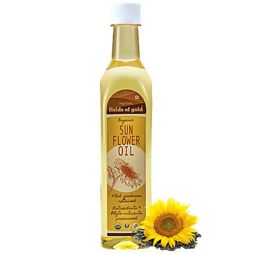 Buy PRISTINE Fields Of Gold - Organic Sunflower Oil Online at Best ...