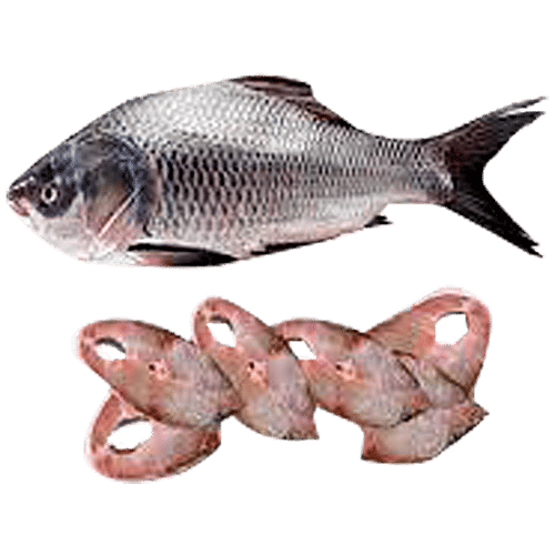 Buy fresho! Desi Catla Fish Curry Cut Without Head Online at Best Price ...