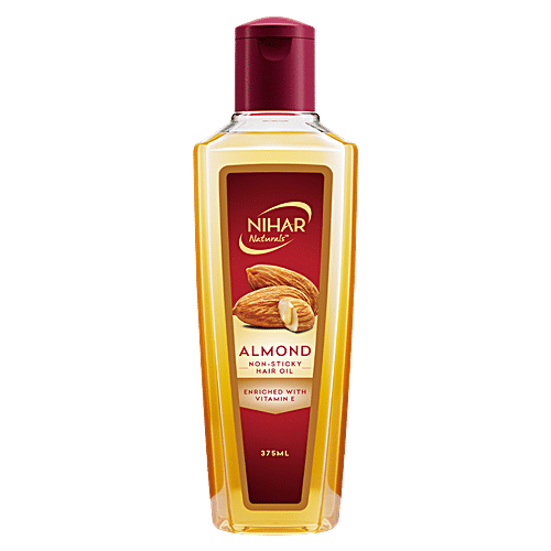 Buy Nihar Natural'S Almond Non Sticky Hair Oil - With Vitamin E Online ...