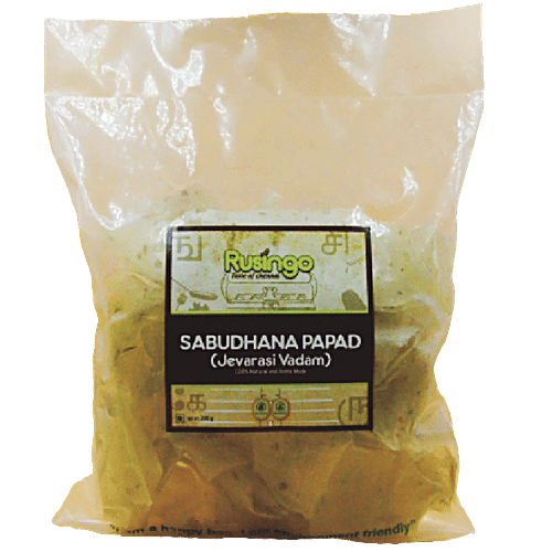 Buy Rusingo Sabudhana Papad Online at Best Price of Rs null - bigbasket