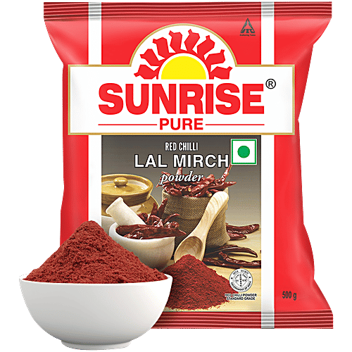 Buy Sunrise Pure Red Chilli Powder, Lal Mirch Powder Online at Best ...