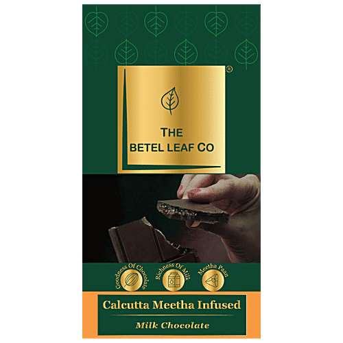 Buy The Betel Leaf Co. Calcutta Meetha Infused Milk Chocolate Online at ...