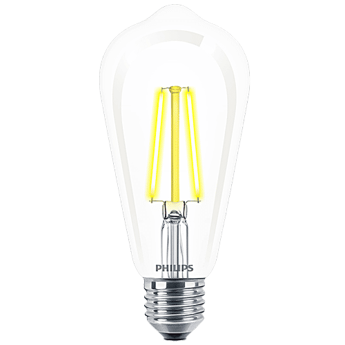 Buy Philips LED Filament Bulb 4w ST64 E27 Cap - Golden Yellow Online at ...