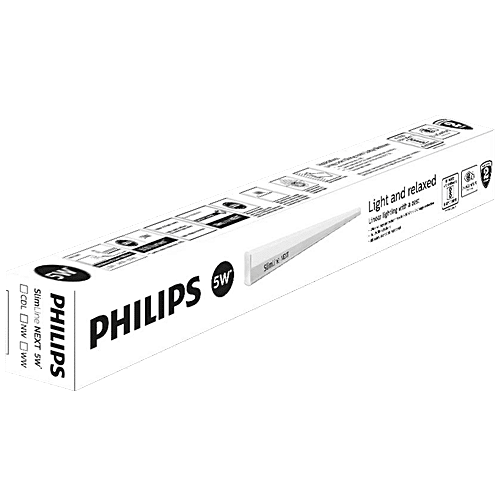 Buy Philips LED Tubelight Slimline Next 5w 1-Feet - Natural White 4000 ...