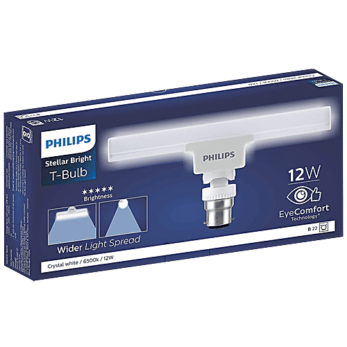 Buy Philips T-Bulb 12w B22 - Cool White/Crystal White Online at Best ...