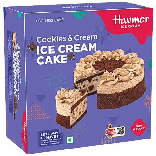 Buy Havmor Ice Cream Cake - Cookies & Cream Online at Best Price of Rs ...