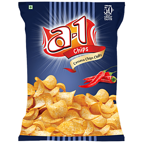Buy A1 Chips Cassava - Chilly Online at Best Price of Rs 80 - bigbasket