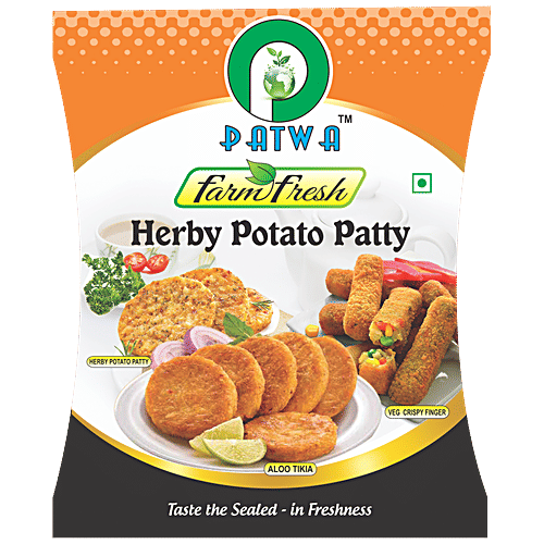 Buy Patwa Farm Fresh Herby Potato Patty Online at Best Price of Rs null ...