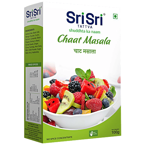 Buy Sri Sri Tattva Chaat Masala - Enhance Taste & Flavour Online at ...