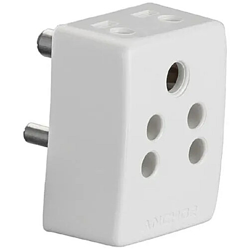 Buy Anchor by Panasonic Deluxe Multiplug Adaptor - Plastic, 6A, 220 ...
