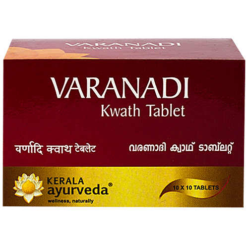 Buy Kerala Ayurveda Varanadi Kwath Tablet Online at Best Price of Rs ...