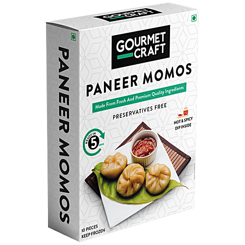 Buy Gourmet Craft Paneer Momos Online at Best Price of Rs null - bigbasket