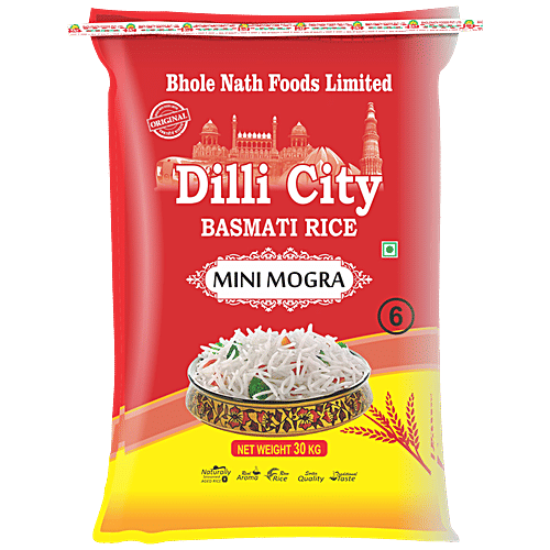 Buy Dilli City Mini Mogra Basmati Rice Online at Best Price of Rs null ...