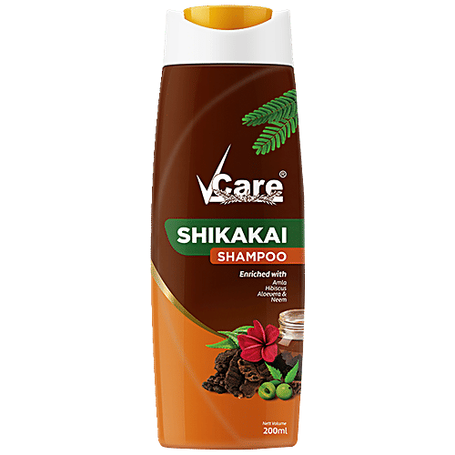 Buy Vcare Shikakai Shampoo With Amla, Aloe Vera & Neem Online at Best ...