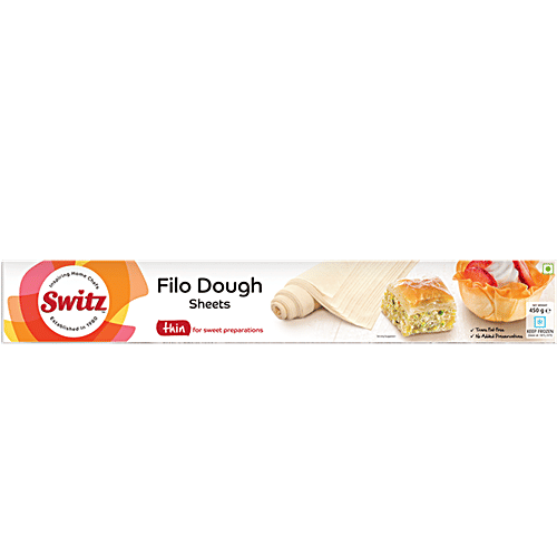 Buy Switz Filo Pastry Dough Sheets - Thin Online at Best Price of Rs ...