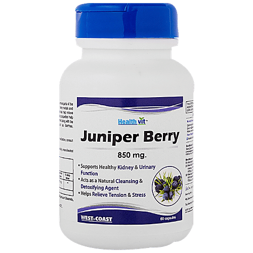 Buy Healthvit Juniper Berry Capsule - Supports Healthy Kidney & Urinary ...