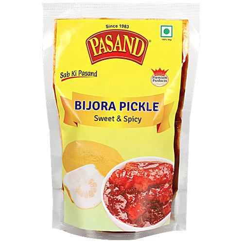 Buy Pasand Bijora Pickle - Sweet & Spicy, 100% Vegetarian Online at ...