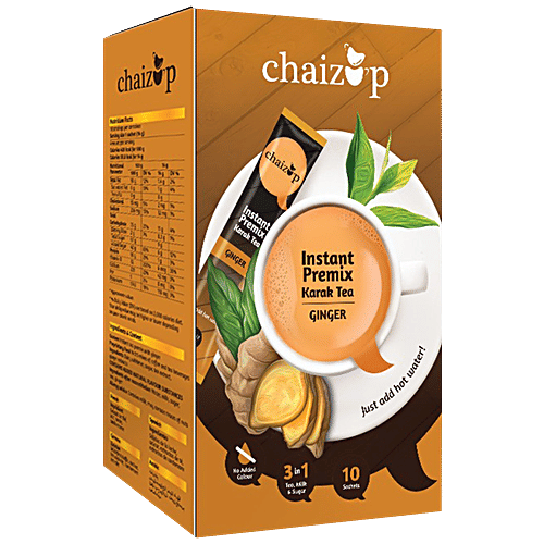 Buy Chaizup Instant Premix Karak Ginger Tea - Just Add Hot Water Online ...