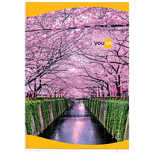 Buy Navneet Youva Notebook - Ruled, Single Line, Soft Bound, A4, 172 ...