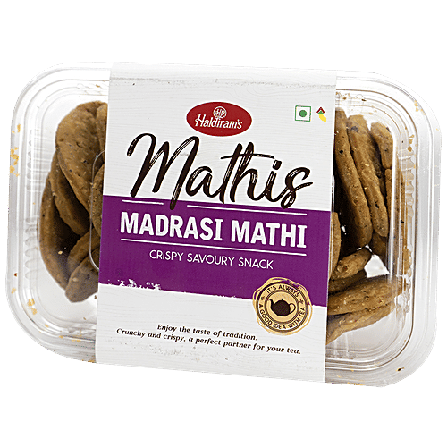Buy Haldiram's Madrasi Mathi - Crispy & Crunchy Savoury Snack, Filled ...