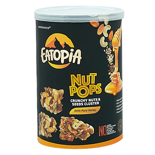 Buy Eatopia Nut Pops - With Pure Honey, Rich In protein, No Added ...