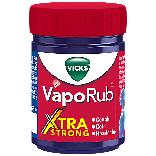 Buy Vicks Vapo Rub - Extra Strong, For Cough, Cold, Headache Online at ...