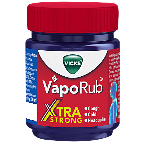 Buy Vicks Vapo Rub - Extra Strong, For Cough, Cold, Headache Online at ...