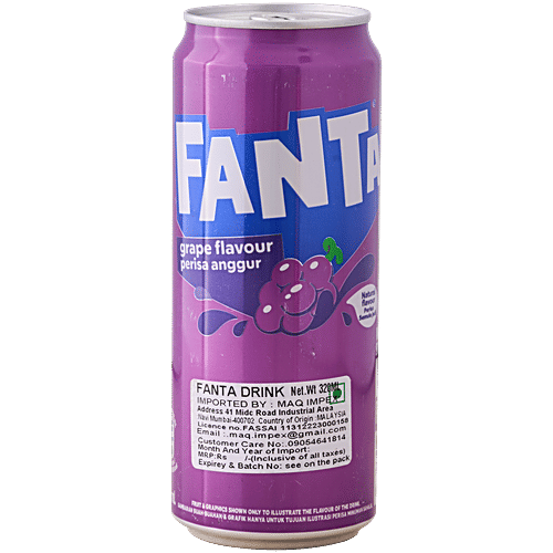 Buy Fanta Sparkling Soft Drink - Grape Flavour, Perissa Anggur ...