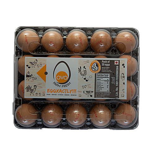 Buy OVO Eggxactly Brown Eggs, UV Treated & Antibiotic Free Online at ...